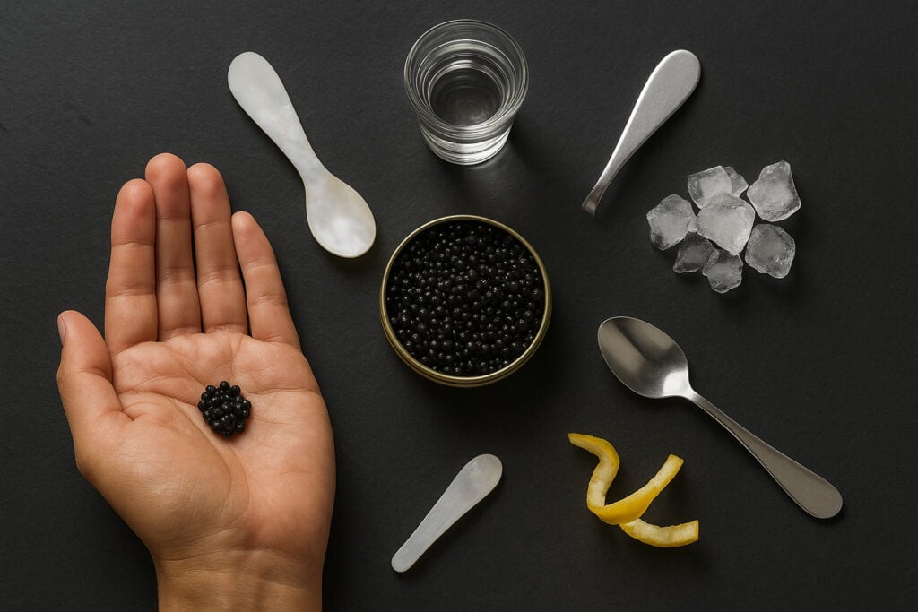 Discover 5 CRAZY Reasons People Eat Caviar off their hand
